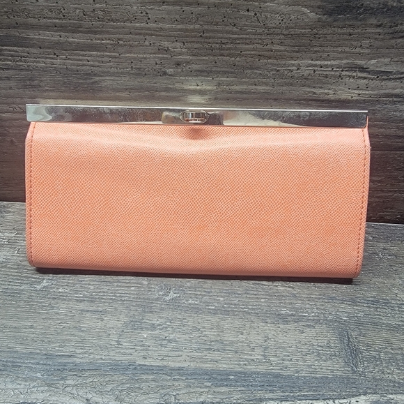 Bags | Elegant Coral Clutch | Poshmark